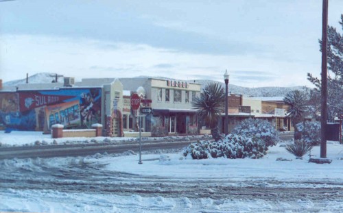 Snowy Day, Downtown Alpine - Alpine, TexasAlpine, Texas