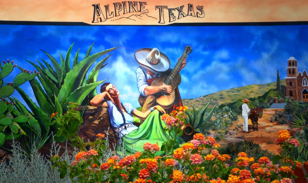 Mural View from Holland Avenue - Alpine, TexasAlpine, Texas