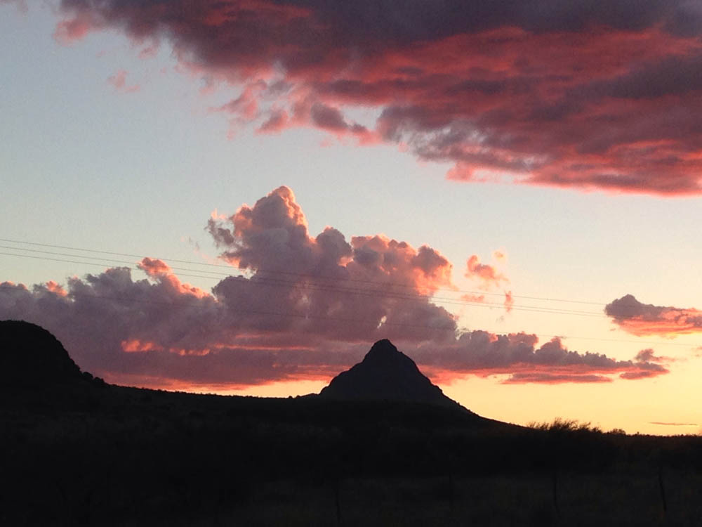 Mitre Peak at Sunset - Alpine, TexasAlpine, Texas