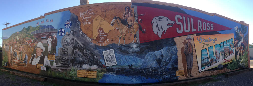Alpine 170° Mural - Alpine, TexasAlpine, Texas