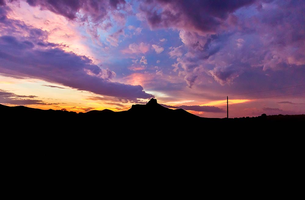 Cathedral Mountain at Sunset - Alpine, TexasAlpine, Texas