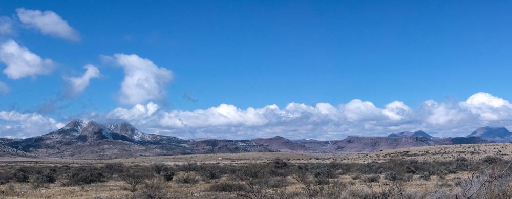 Twin Sisters after the Snow - Alpine, TexasAlpine, Texas