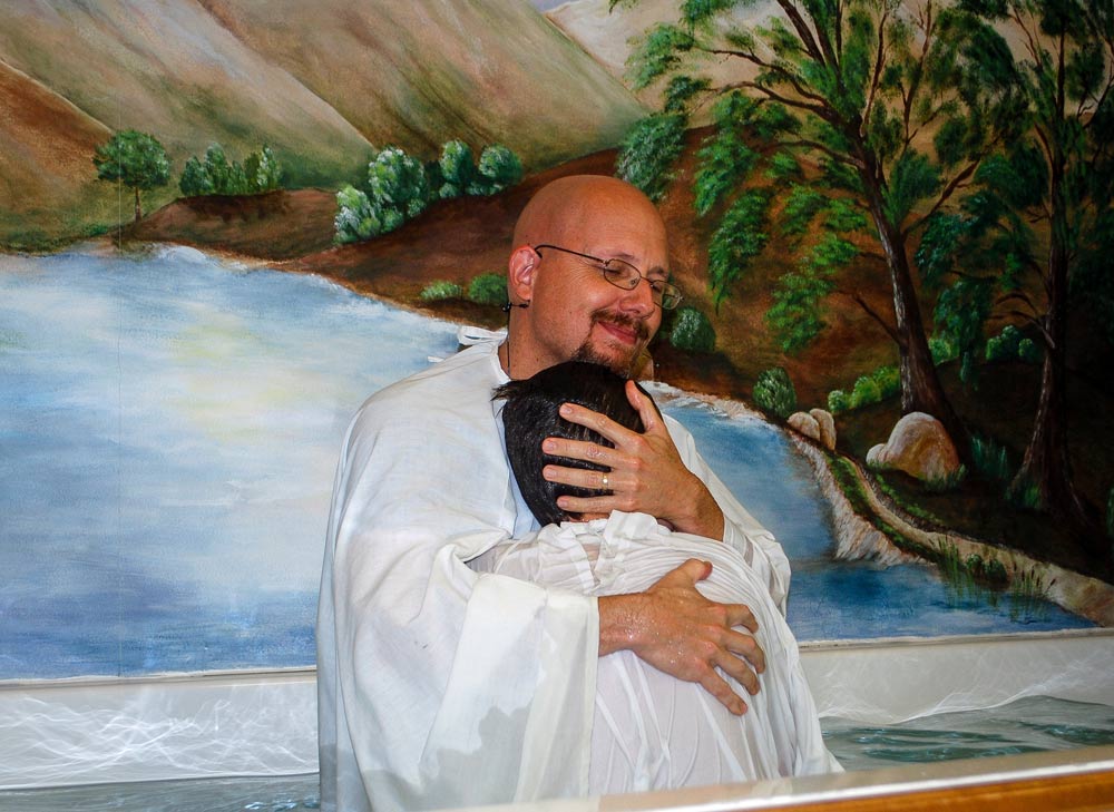 Pastor and Father Baptizing his only Son | Alpine, Texas
