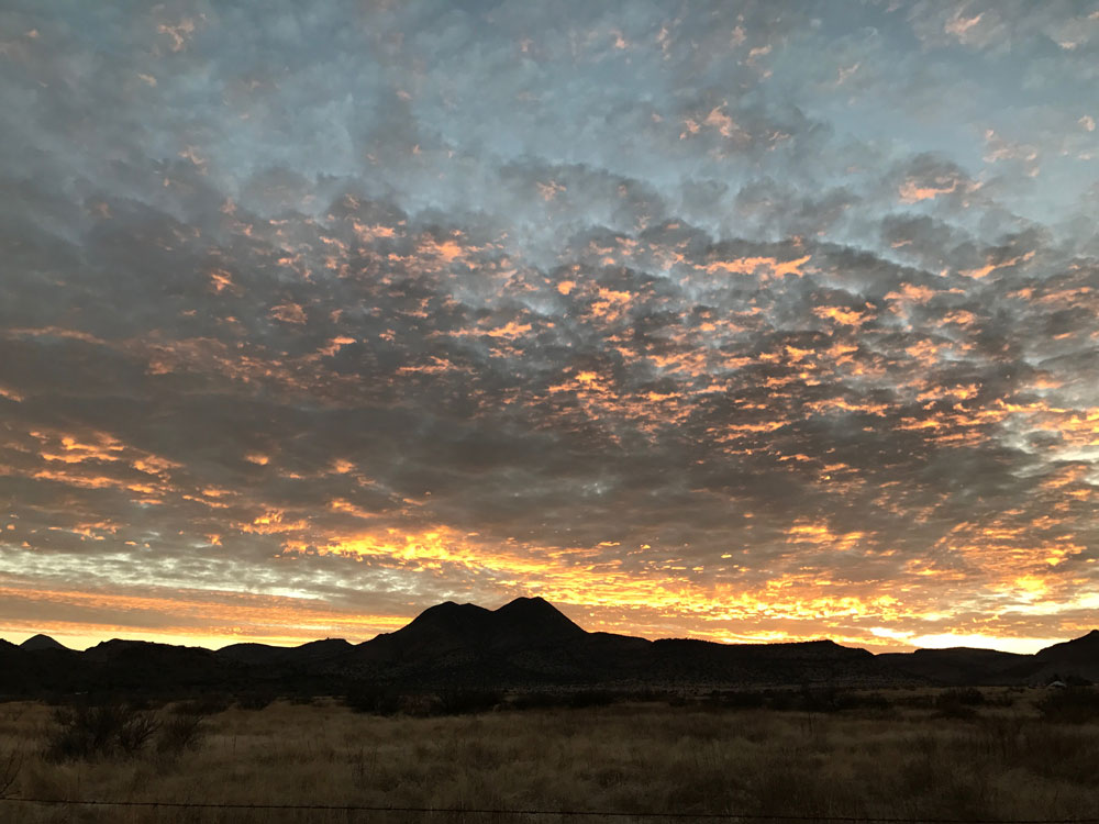 Twin Peaks Sunset | Alpine, Texas