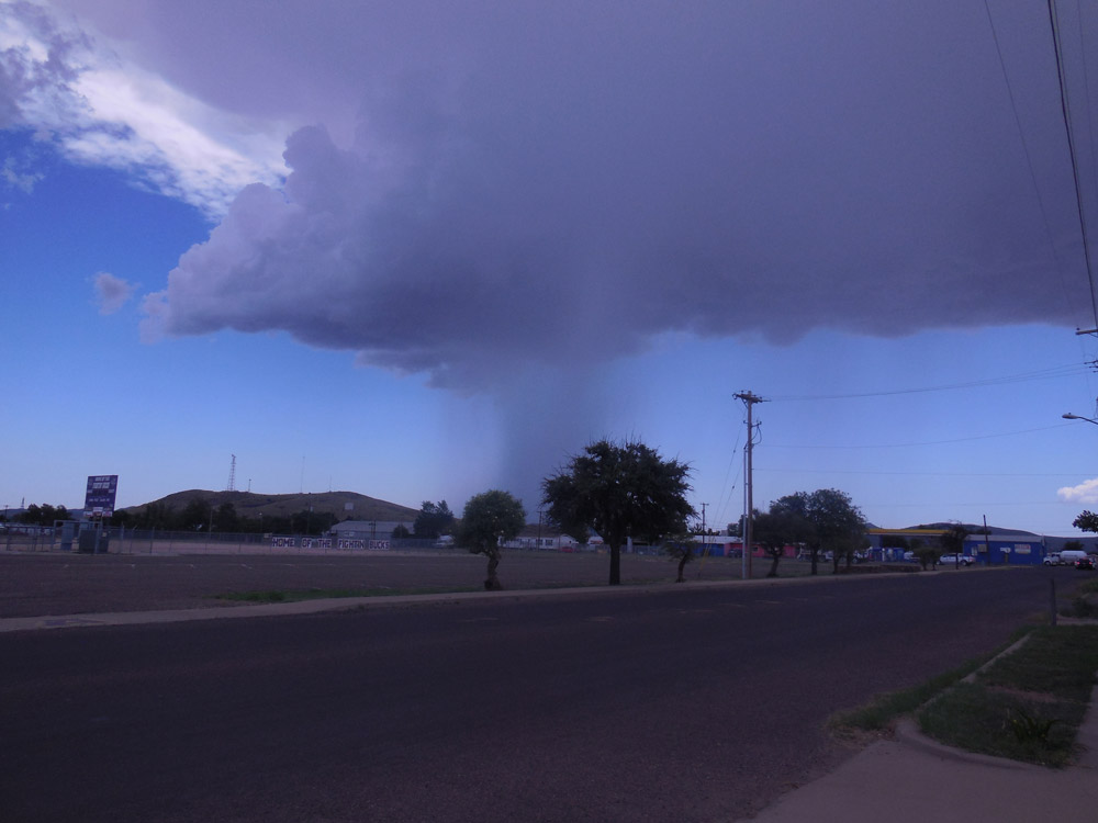 Very Isolated Shower | Alpine, Texas
