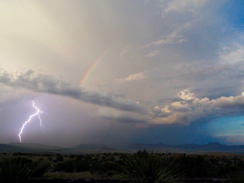 Lightning Rainbow | Alpine, Texas
