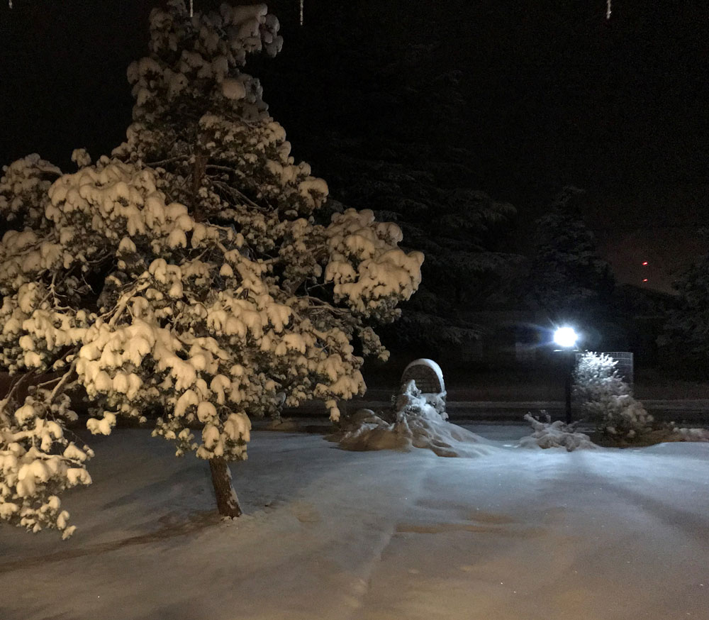Evening in Snow - Alpine, TexasAlpine, Texas