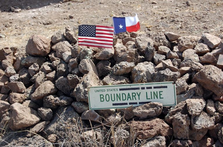 Alternative Border Wall Separating Alpine from the USA | Alpine, Texas