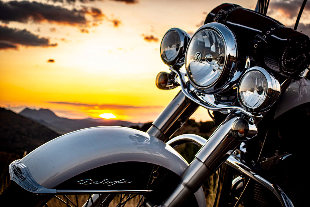 A Harley Sunset | Alpine, Texas