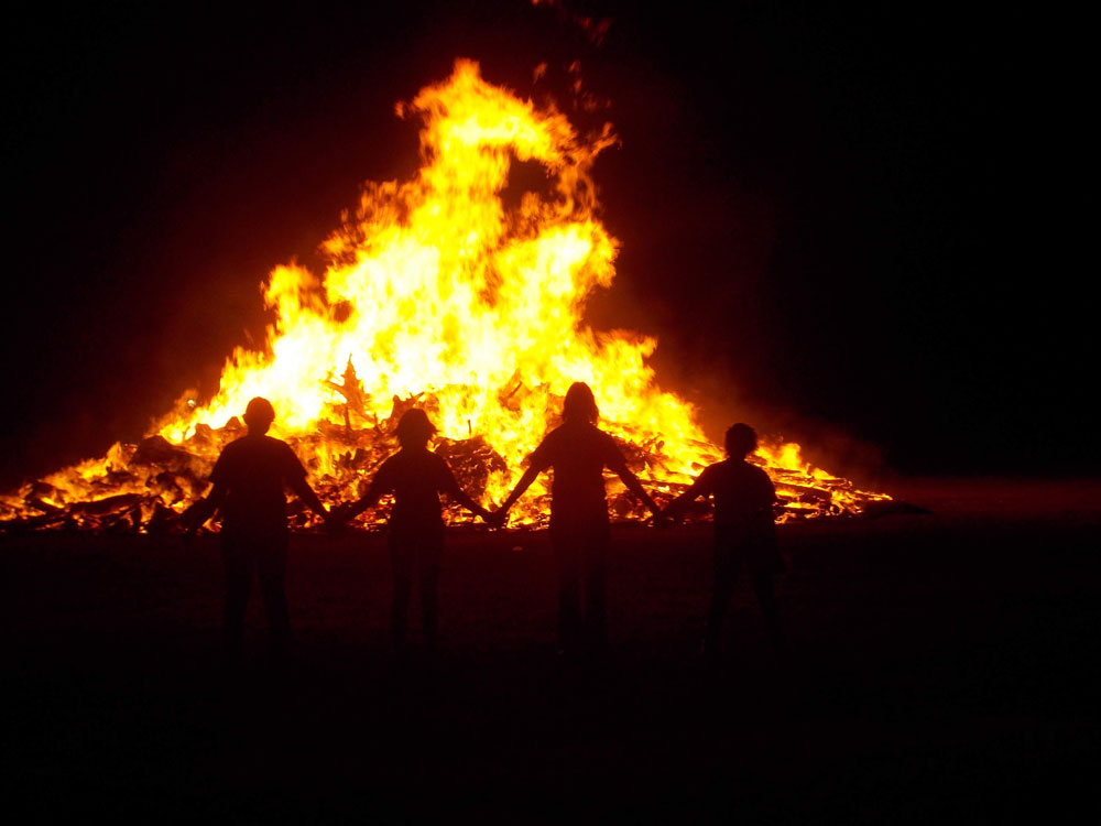 Backlit Bonfire | Alpine, Texas