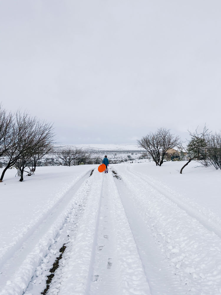 Snow Day. On a Mission. - Alpine, TexasAlpine, Texas
