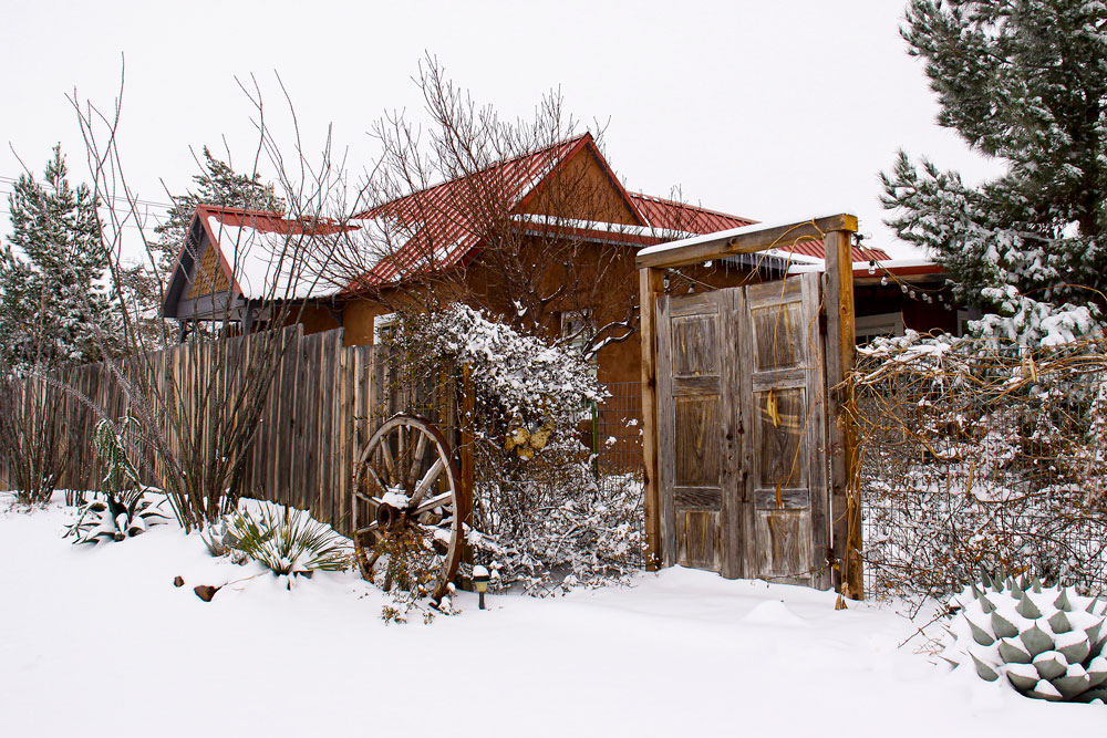 Snow Scene just off Murphy Street - Alpine, TexasAlpine, Texas