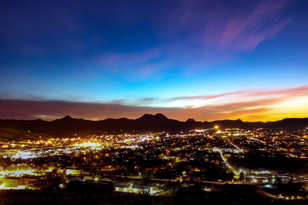 Sunset Over Alpine from Hancock Hill | Alpine, Texas