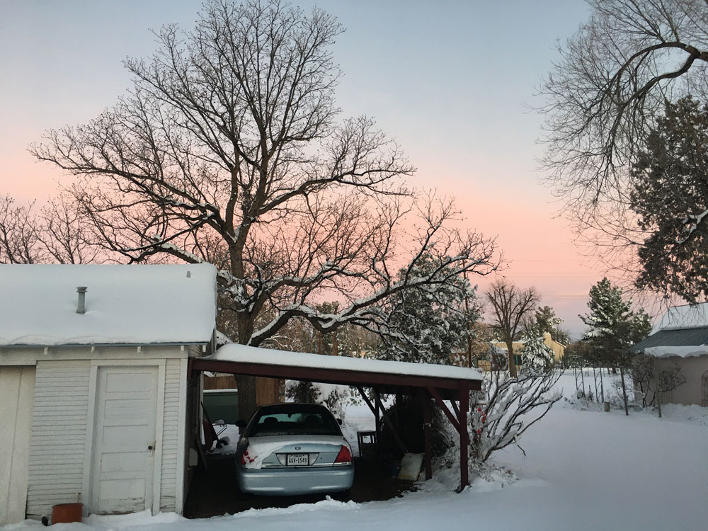 Snowy Sunrise - Alpine, TexasAlpine, Texas