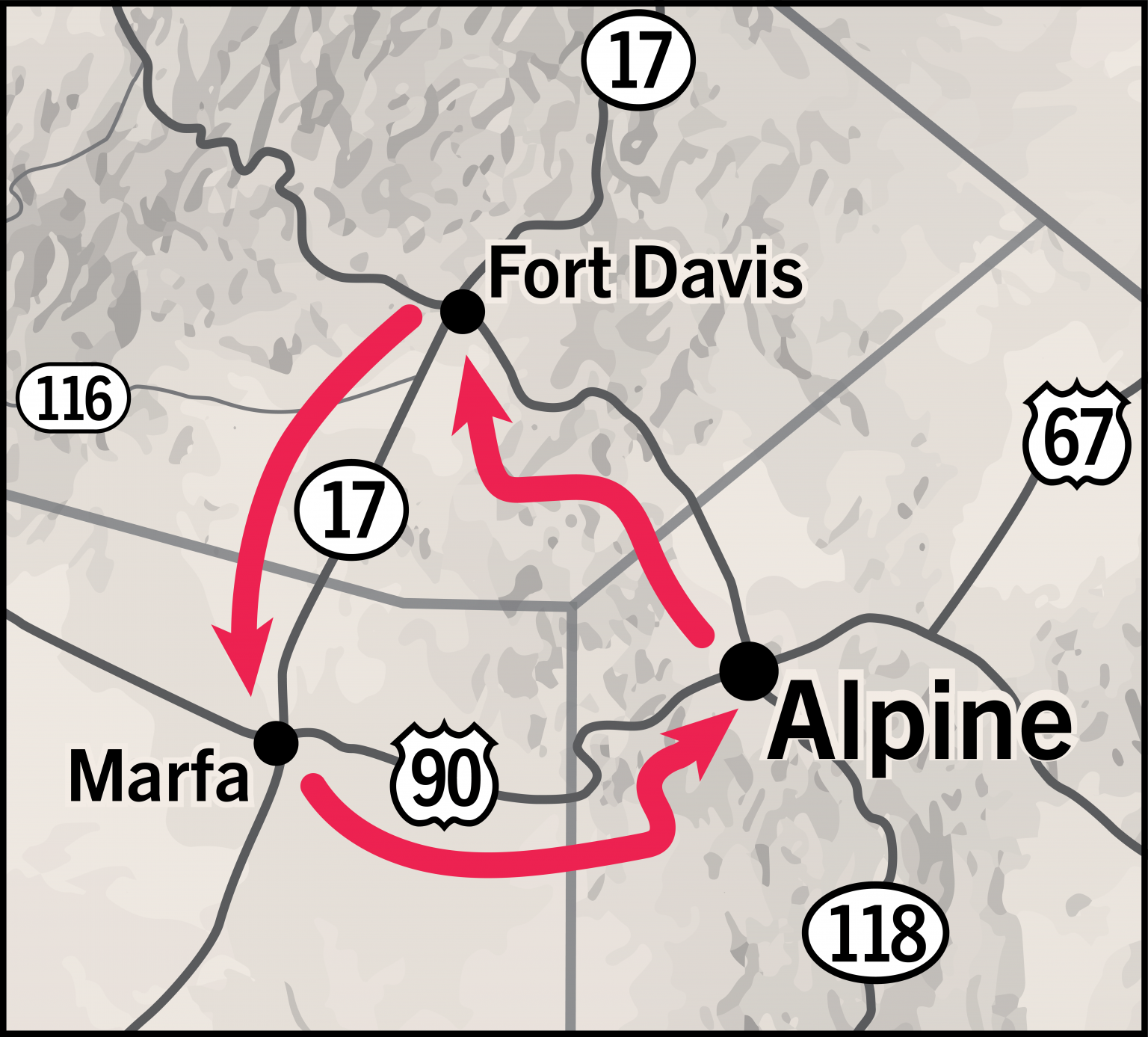 Tri-County Triangle | Alpine, Texas