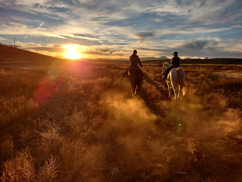 Sisters at Sunset | Alpine, Texas