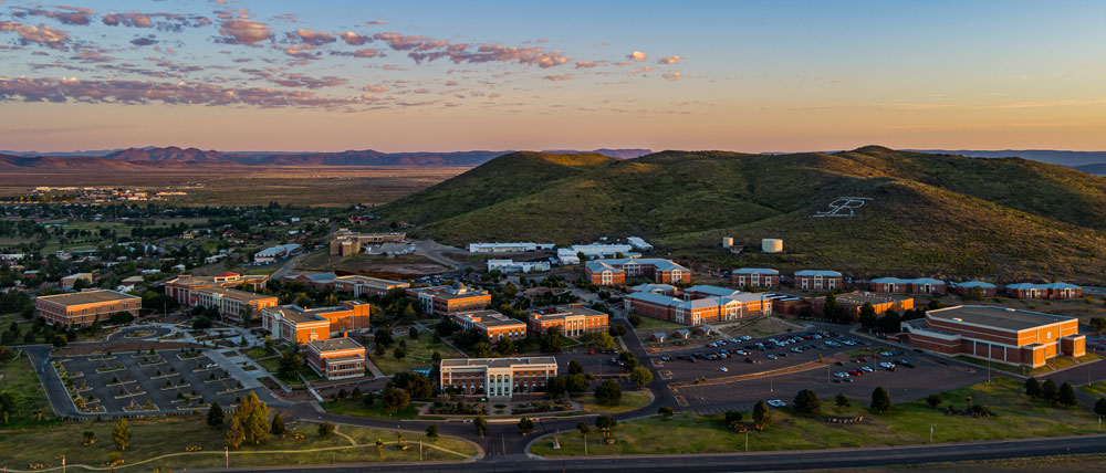 Sul Ross Campus Panorama - Alpine, TexasAlpine, Texas