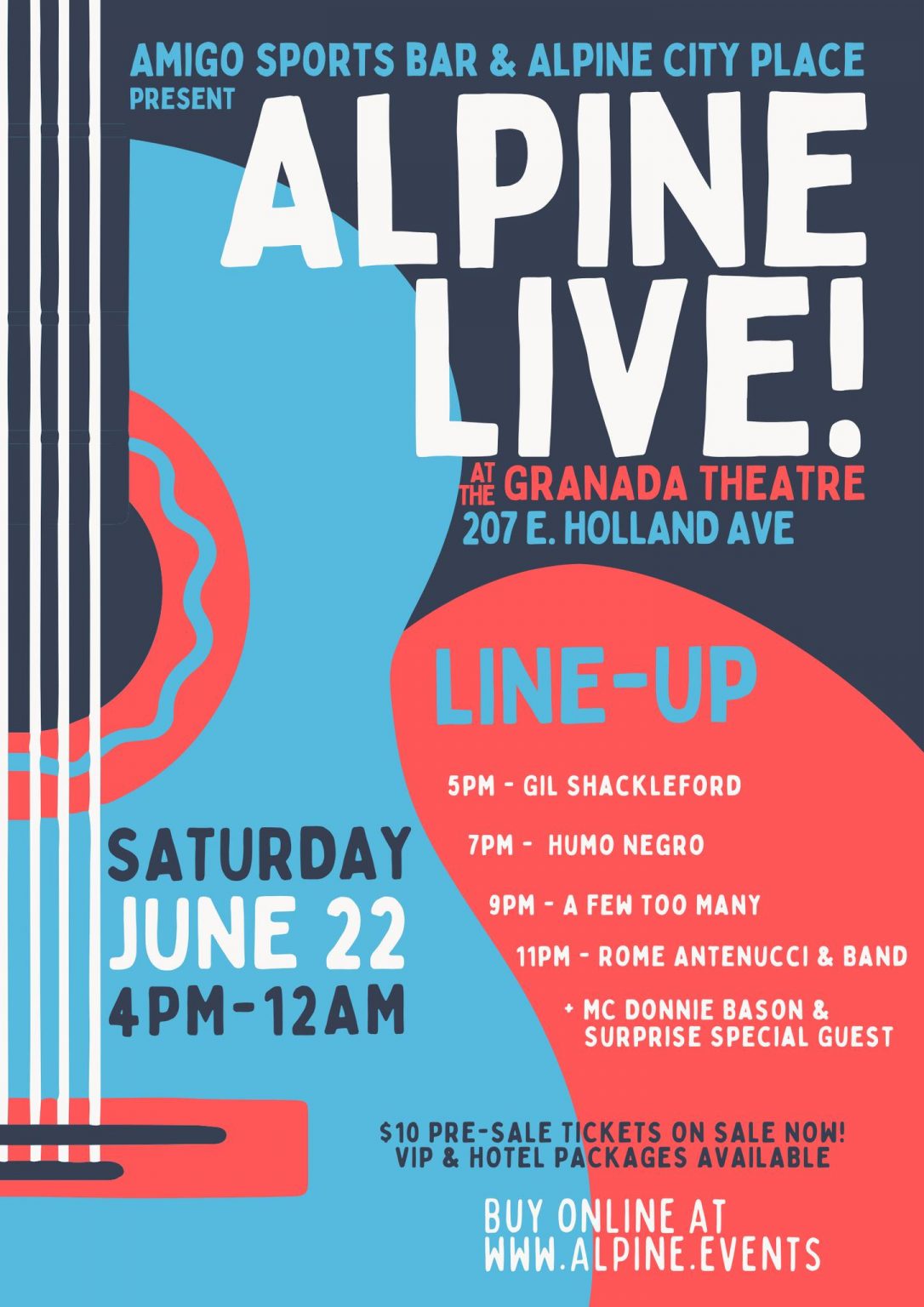 Events from July 28 - June 14Alpine, Texas
