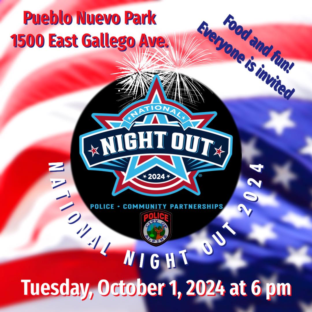 National Night Out - Alpine, TexasAlpine, Texas