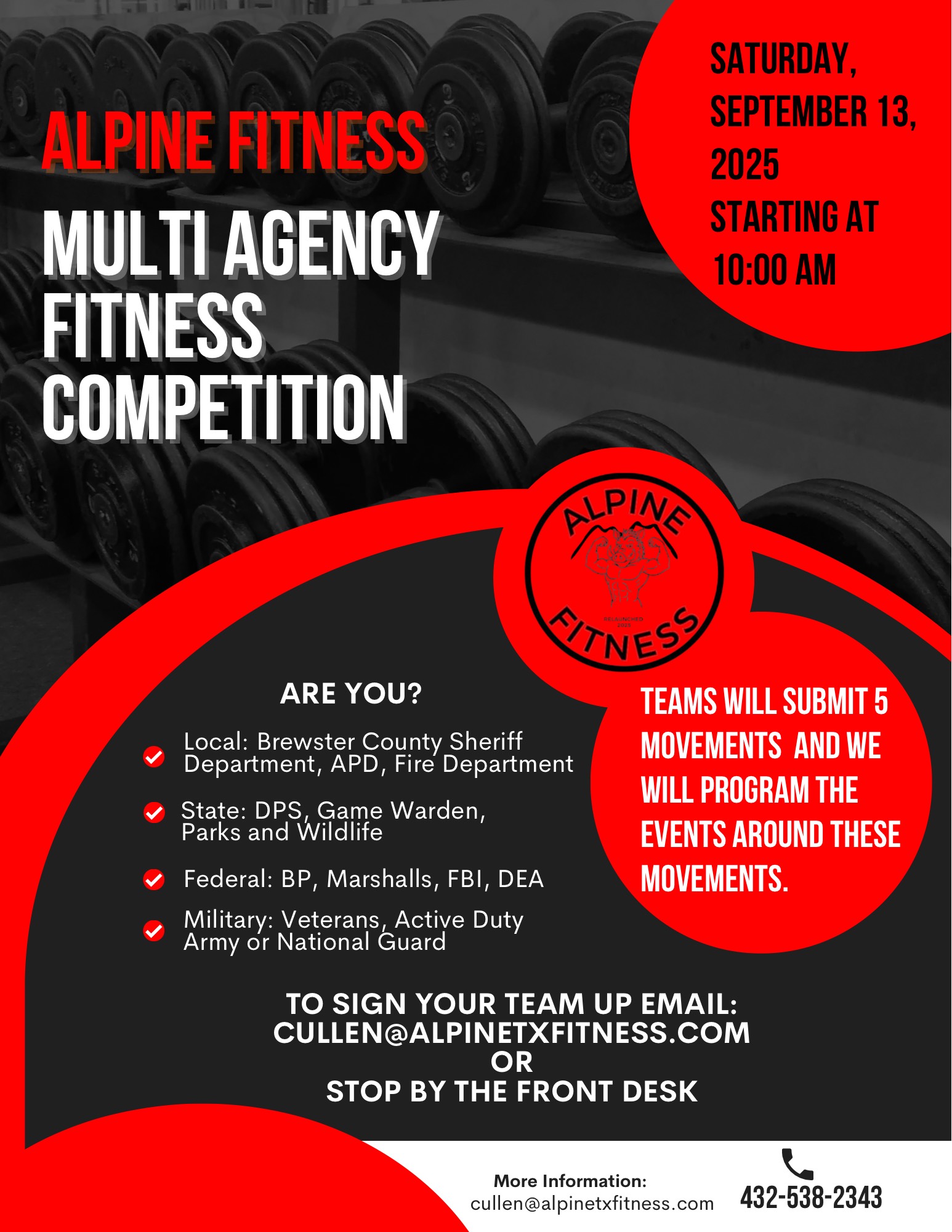 Multi Agency Team Competition - Alpine, TexasAlpine, Texas